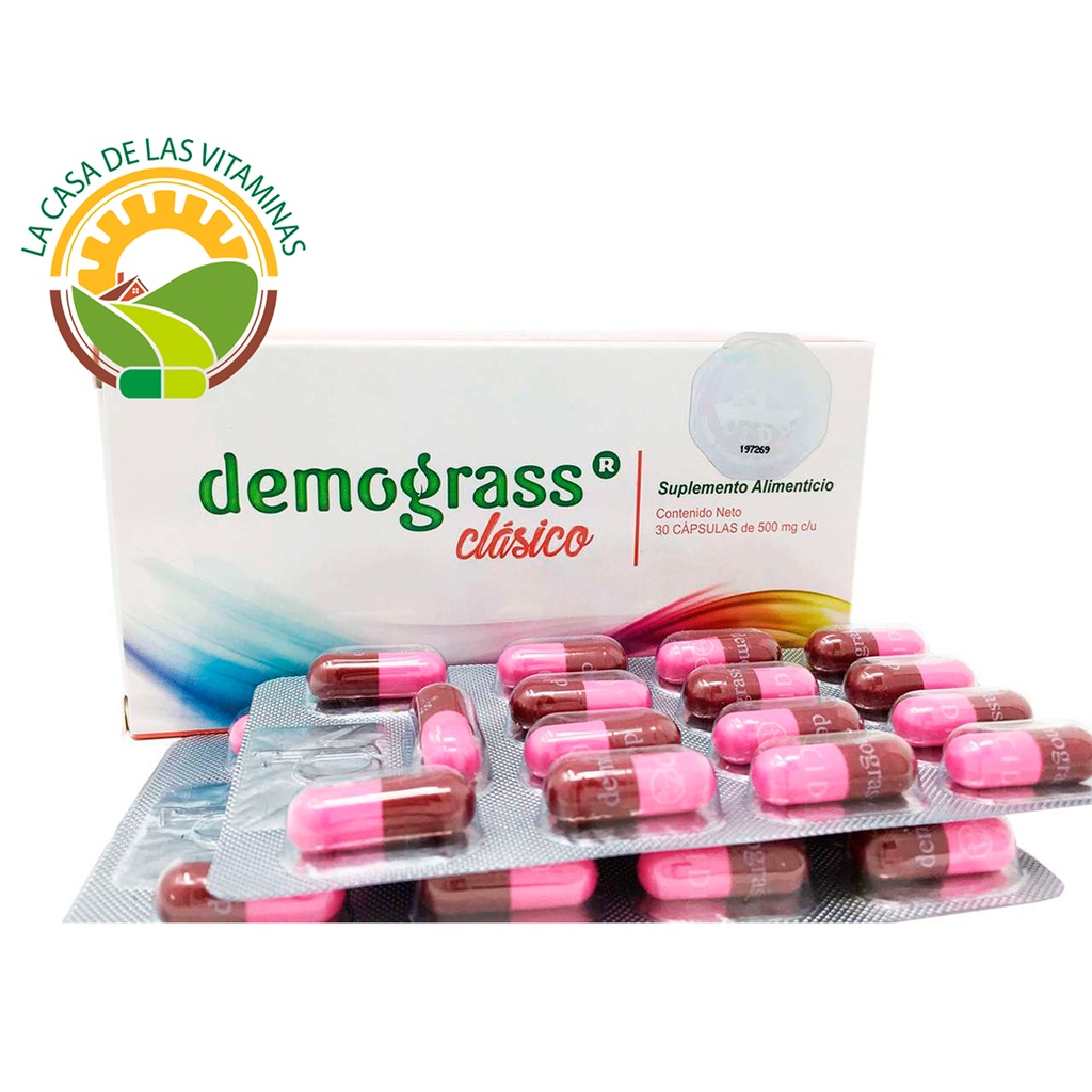 Demograss clásico 30 cápsulas | La Casa de las Vitaminas