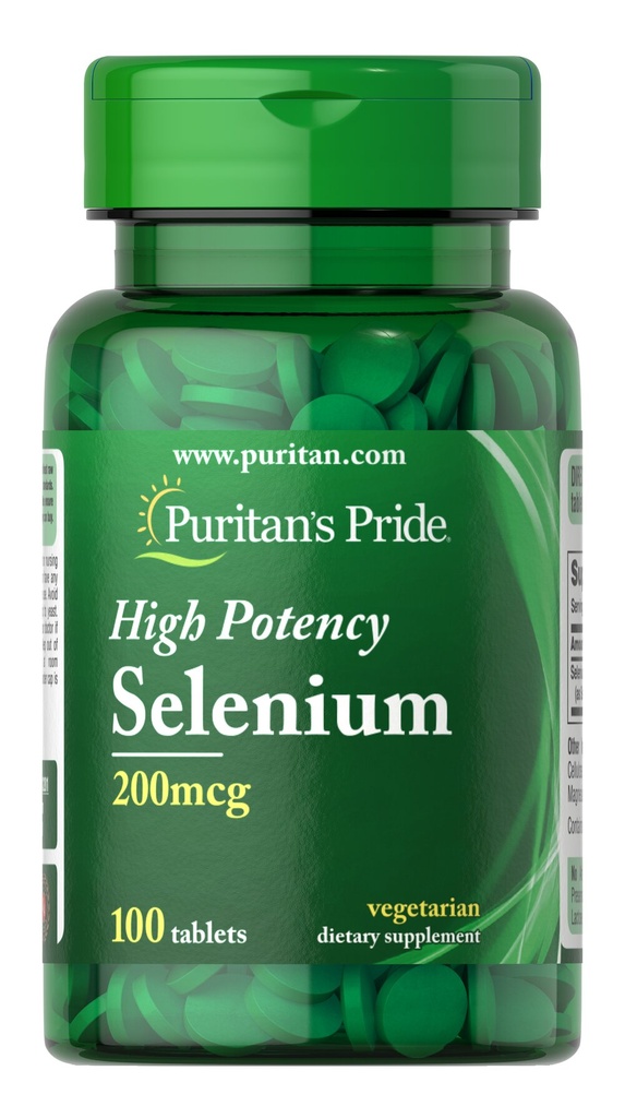 Selenio 200 mcg 100 tabletas | La Casa de las Vitaminas
